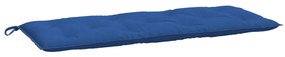 vidaXL Poduška na zahradní lavici modrá 120x50x7 cm oxfordská látka