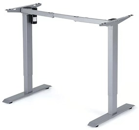 Výškově nastavitelný stůl Liftor Up, šedý, Bez desky, elektricky polohovatelný