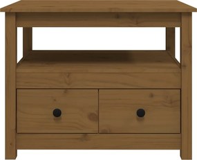 vidaXL Konferenční stolek 71 x 49 x 55 cm masivní borové dřevo [820939] Barva: medová hnědá