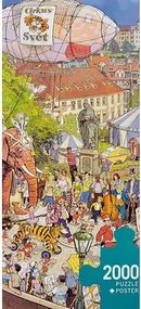 HEYE Puzzle Pouliční průvod / 2000 dílků / 97 × 69 cm