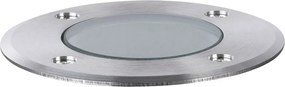 P 94732 LED zemní svítidlo zlaté světlo neláká hmyz IP65 110mm 2200 - 2200K 4,3W 230V kartáč.ocel/umělá hmota - PAULMANN