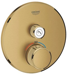 Grohe Grohtherm SmartControl - Termostatická sprchová baterie pod omítku s jedním ventilem, kartáčovaný Cool Sunrise 29118GN0