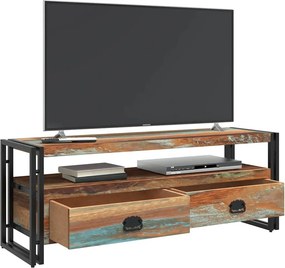 TV stolek masivní recyklované dřevo 243275