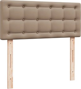 Box spring postel s matrací cappuccino 100x200 cm umělá kůže 3288411