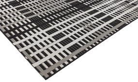 Tribeca Design Kusový koberec Granton Black Grid Rozměry: 160x230 cm