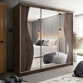 Posuvná skříň TOP B-8 tmavý jasan 250