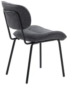 Designová židle Rashtin tmavě šedá