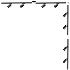 Zuma Line 3584 - Bodové svítidlo v lištovém systému TORE 8xGU10/35W/230V černá