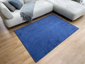 Kusový koberec Eton obdélníkový modrý 100 x 150 cm