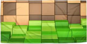 Sablio Ručník Blocks 3D - 30x50 cm