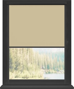 Dekodum Termoizolační roleta v antracitové kazetě, barva látky Tan Silver Šířka (cm): 108, Výška (cm): Balkonová (do 200 cm), Strana mechanismu: Levá
