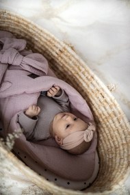 Sleepee Mušelínová zavinovačka TMAVĚ ŠEDÁ s mašlí