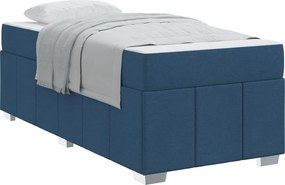 Rám postele s matrací Modrá 90 x 200 cm textil 3398264