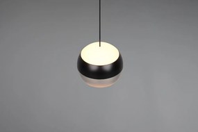 Černé/ve stříbrné barvě LED závěsné svítidlo ø 15,5 cm Orbit – Trio Select