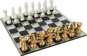 Luxusní šachová sada Chess Bronze & White – 60*15*60 cm