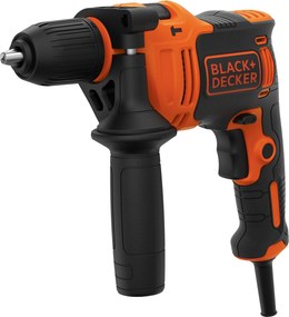 Black+Decker Příklepová vrtačka 1stupňová BEH710-QS, 710W vč. příslušenství