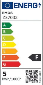 EMOS LED žárovka Filament 4,5W E27 oválná Z57032