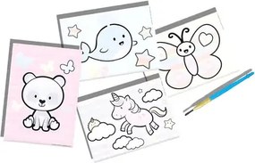 SES CREATIVE Moje první malování štětcem a vodou Fantastická zvířata /