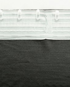 Hotový závěs BASIC s řasící páskou 140x300 cm grafitový 1 ks.