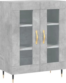 vidaXL Skříň highboard 69,5 x 34 x 180 cm kompozitní dřevo [3199605] Barva: kouřový dub