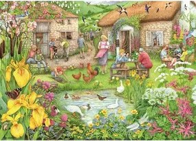 Ravensburger Puzzle: Farmářská kavárna v údolí / 1000 dílků / od 14 le