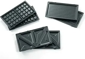 Severin SA 2968 černá / Sendvičovač / 1000W / 3 vyměnitelné nepřilnavé