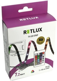 Retlux RLS 102 LED pásek s USB konektorem RGB, 2 x 50 cm