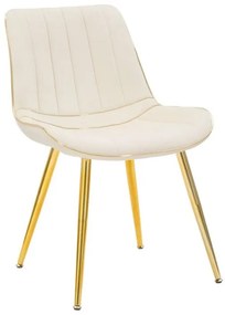 Designová jídelní židle Dandelion krémová