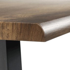 Autronic Jídelní stůl HT-F4514 140x80 cm Odstín: Dub šedý