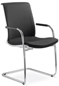 LD seating Konferenční židle LYRA NET 214-Z Barva kostry černá kostra GALERIE - Čalounění LD seating LÁTKY 1 / DINO, ERA, ONE 2021