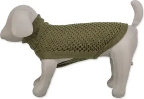TRIXIE Svetr Norwood olivová XS 27 cm / Pro psy / Polyester / Do pračk