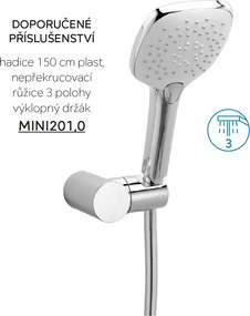 Novaservis METALIA 58 58020/1,0 vanová baterie bez příslušenství