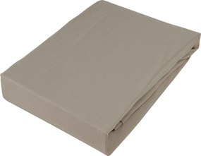 XXXLutz BOXSPRINGOVÉ PROSTĚRADLO, žerzej, šedohnědá, 140/200 cm Novel - Prostěradla - 004550010302