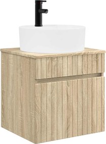 Sada koupelnových skříněk 5 ks Dub sonoma Kompozitní dřevo 3406593