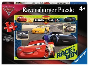 Ravensburger 09634 puzzle disney auta: závod začíná 60 dílků
