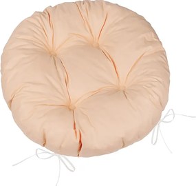 Bellatex Sedák Adéla prošívaný kulatý Béžová 40 cm, (průměr)