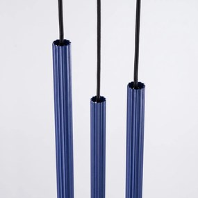 Sollux Lighting Závěsné svítidlo ARCHE 3P ultramarín