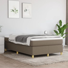 Box spring postel s matrací taupe 120x200 cm textil 3144510