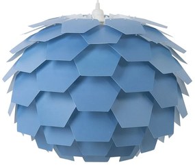 Velká modrá stropní lampa SEGRE Beliani