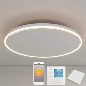 ByeCold | Stropní výkonný infrapanel | LED světlo | 750W | Průměr 60 cm | Dálkový ovladač | Výhřevnost 13,6m² | 2CGH-600-L
