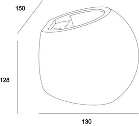 Deko-Light 341177 - Nástěnné svítidlo OSANO 1xG9/25W/230V beton