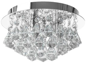 Toolight - Křišťálové závěsné svítidlo G9 3x40W APP1039-C, chromová, OSW-06822