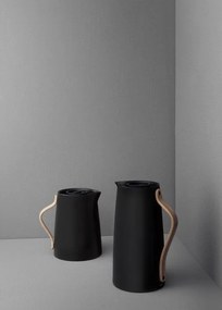 Černá termokonvice z nerezové oceli 1,2 l Emma – Stelton