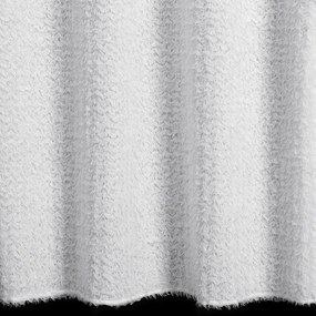 ZÁVĚS NA KROUŽCÍCH TIFFANY 135X250 CM BÍLÁ