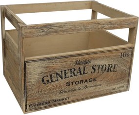 Willow Direct Dřevěná bedýnka General Store střední 36x27x25 cm