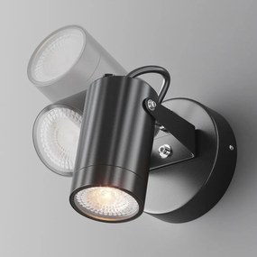 M O025WL-01B Nástěnné svítidlo Scope 50W GU10 černý hliník IP65 bodové venkovní osvětlení  - MAYTONI