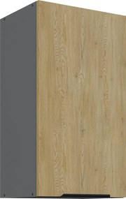CREMONA ac | horní skříňka 40 G-72 1F policová | 40 cm | antracit/cremona