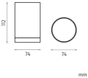 Nimco Pohárek na kartáčky LI 25058-90