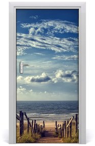Fototapeta na dveře samolepící stezka na pláž 85x205 cm