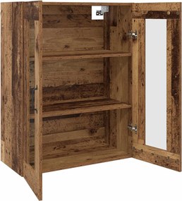 Nástěnné skříňky 2 ks Staré dřevo 69,5 x 34 x 90 cm 3394536